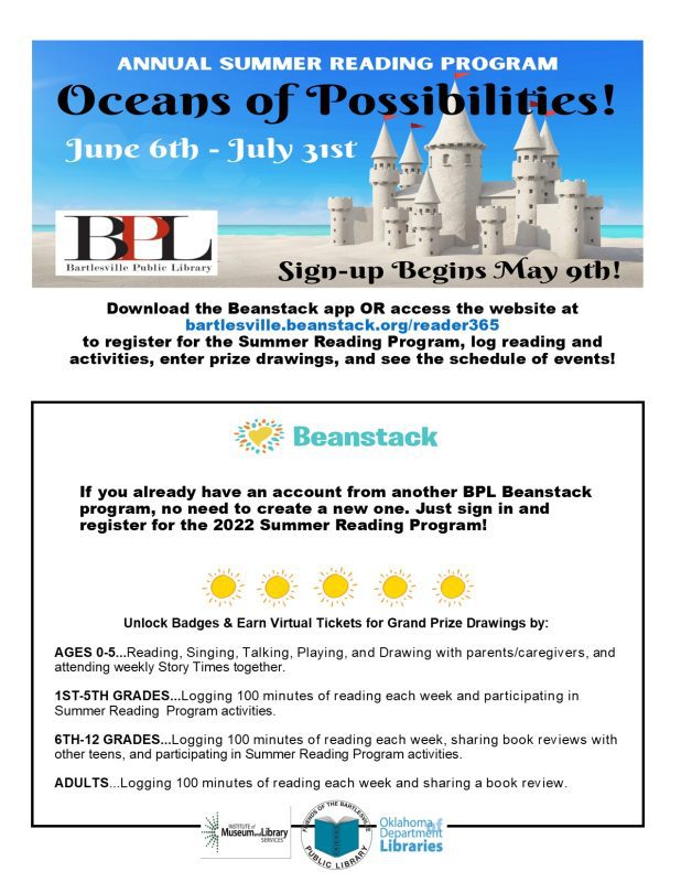 Summer Reading Program | Bartlesville Public Library