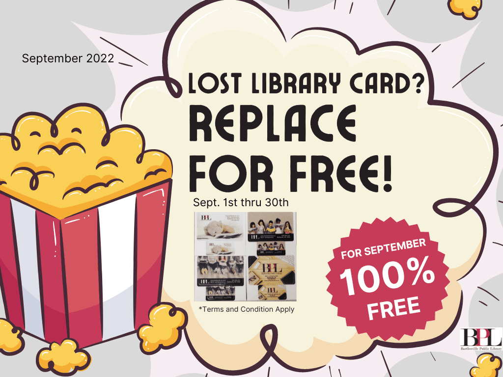 Free Replacement Card | Bartlesville Public Library