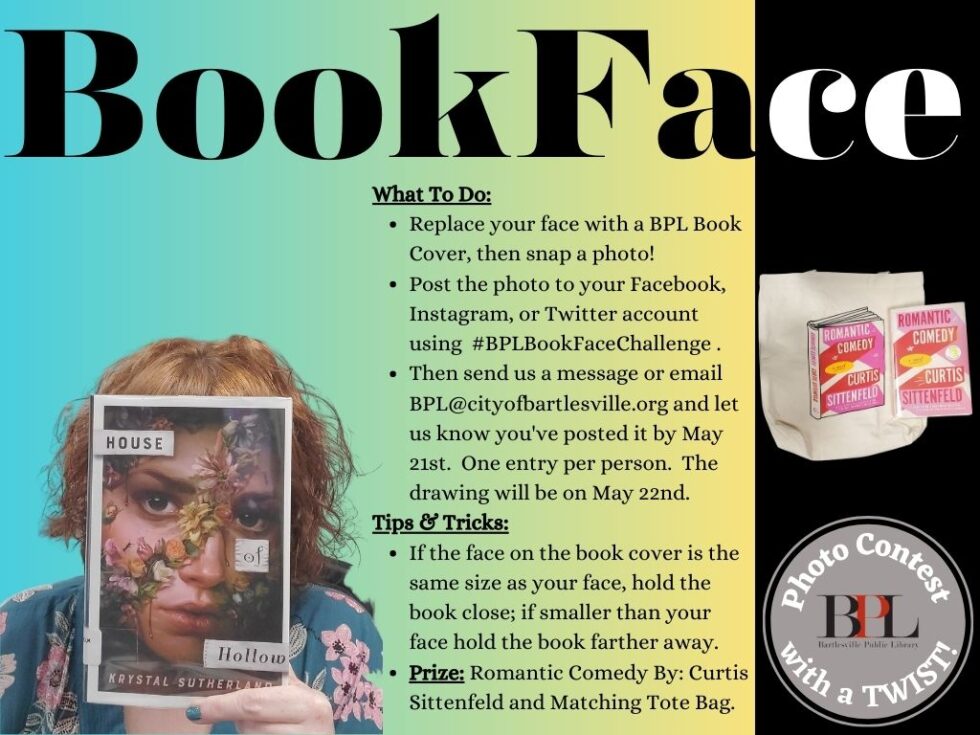 BookFace Challenge Contest | Bartlesville Public Library