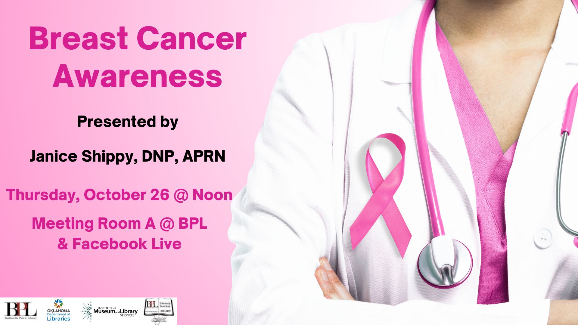 Breast Cancer Awareness Presentation | Bartlesville Public Library