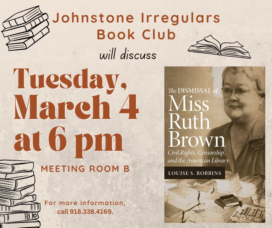 Johnstone Irregulars Book Club | Bartlesville Public Library